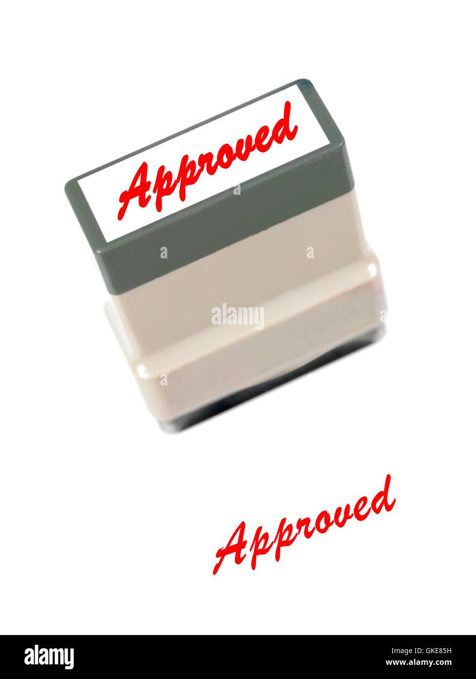 Old school rubber stamp Cut Out Stock Images & Pictures - Alamy