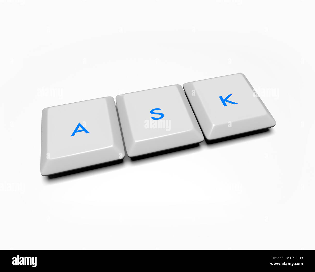 Computer keyboard commerce key Cut Out Stock Images & Pictures - Alamy