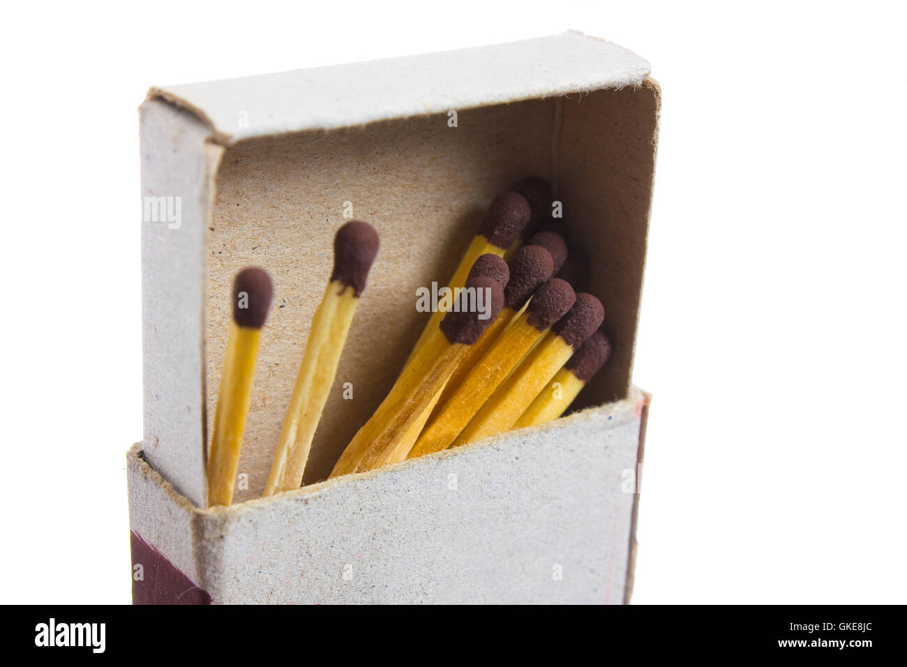 matches in a matchbox Stock Photo - Alamy
