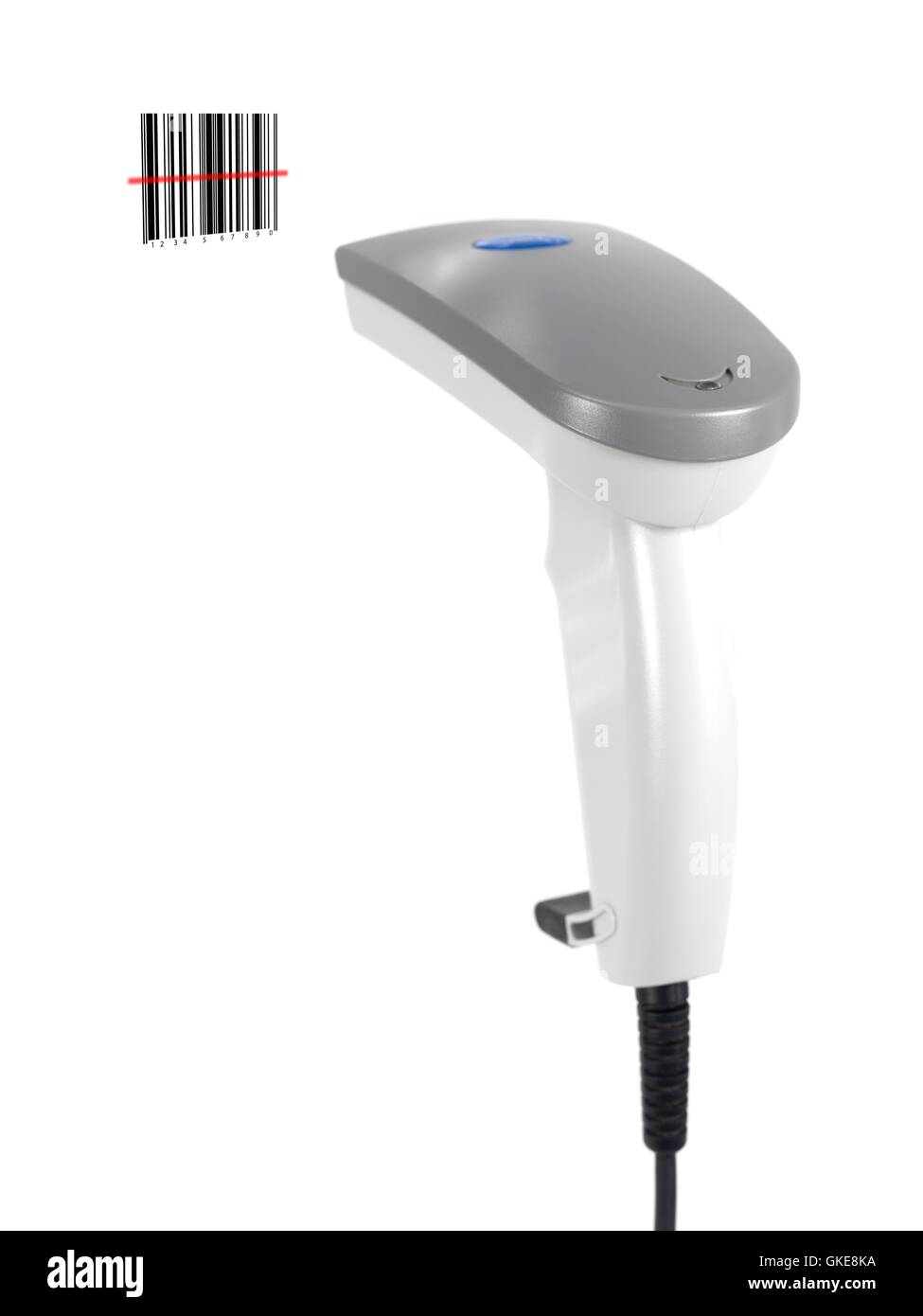 Barcode scanner grocery Cut Out Stock Images & Pictures - Alamy