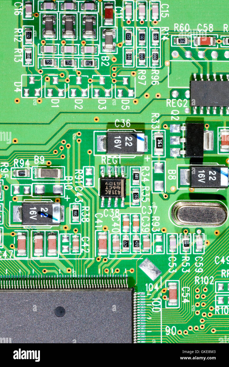 Computer Circuit Board Stock Photo - Alamy