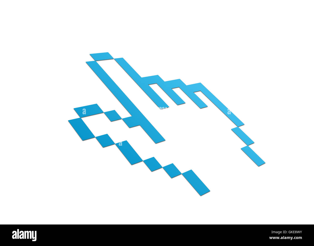 Perspective Computer Cursor Stock Photo - Alamy