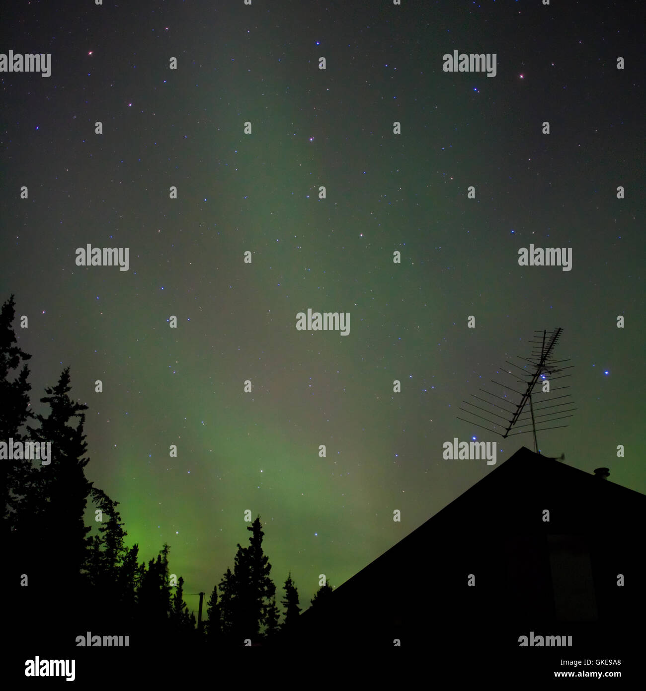 Northern lights (Aurora borealis) substorm Stock Photo - Alamy