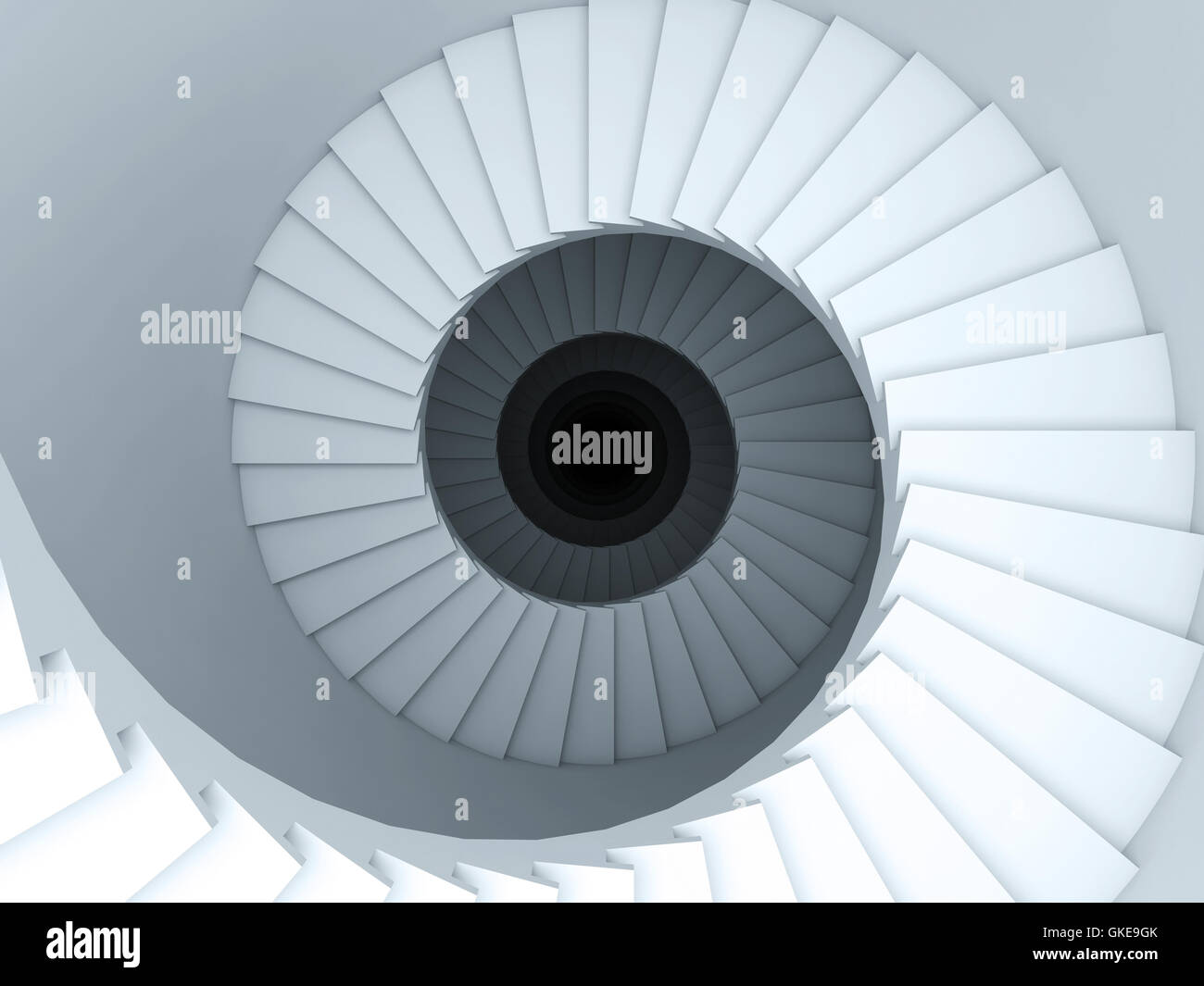 3d steps spiral hi-res stock photography and images - Alamy