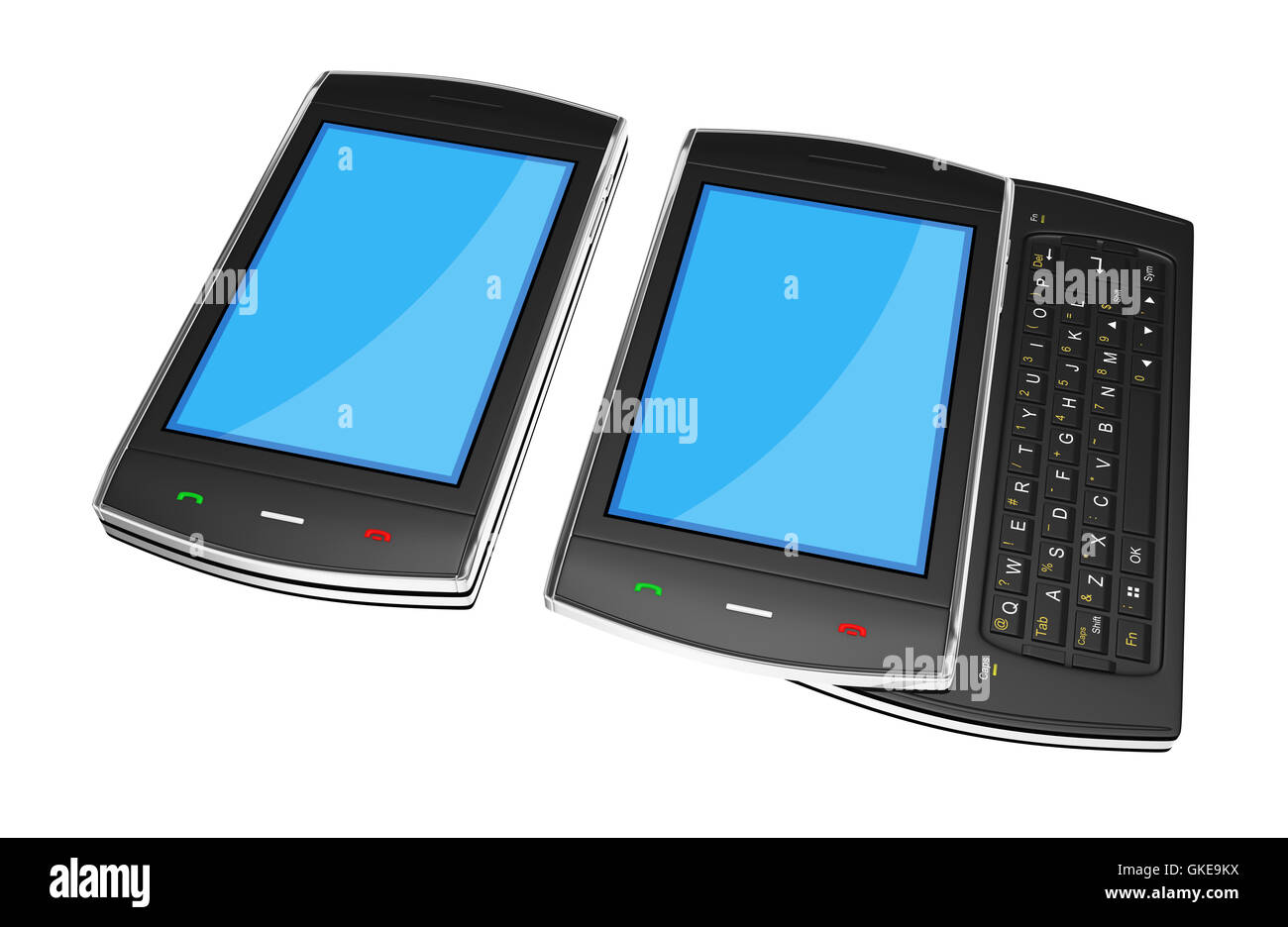 Black mobile smart phone Stock Photo - Alamy