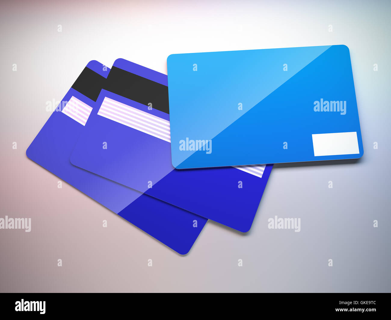 Plastic credit cards Stock Photo - Alamy