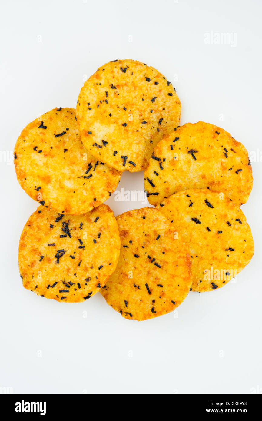 round golden cookies Stock Photo - Alamy