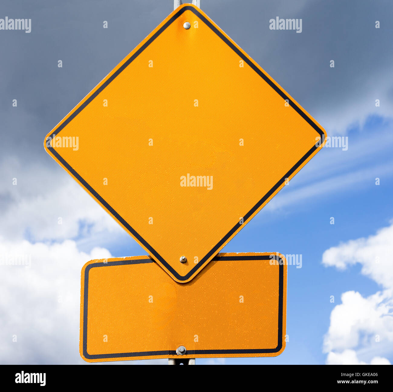 Empty road sign hi-res stock photography and images - Alamy