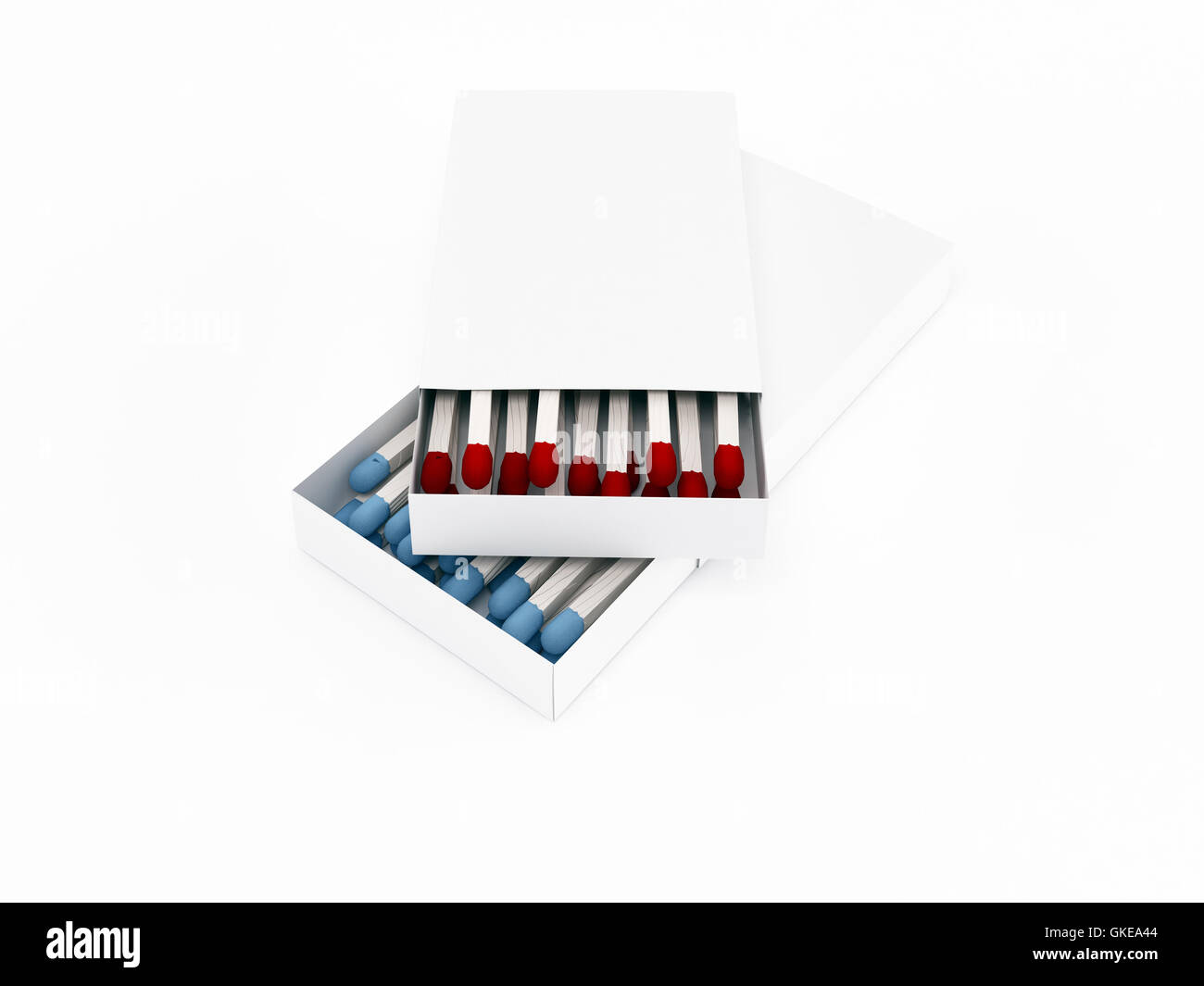 matches isolated on white background Stock Photo - Alamy