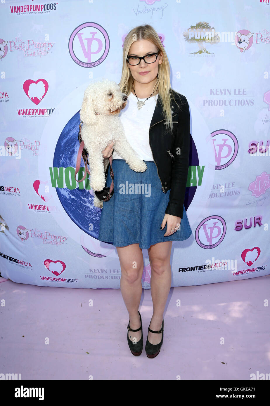 2016 World Dog Day held at West Hollywood Park Featuring: Rory Uphold ...