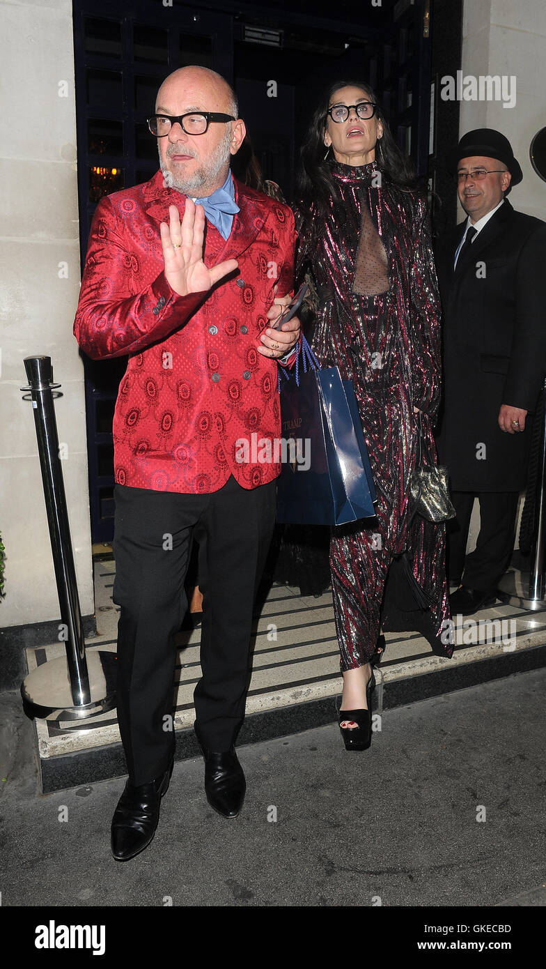 Celebrities attend the Vogue 100th Anniversary Gala After Party held at ...