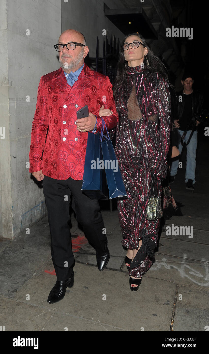 Celebrities attend the Vogue 100th Anniversary Gala After Party held at ...