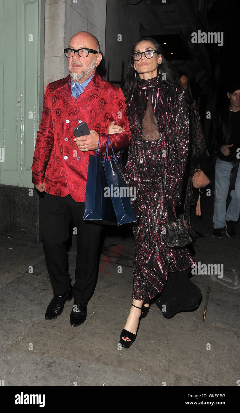 Celebrities attend the Vogue 100th Anniversary Gala After Party held at ...