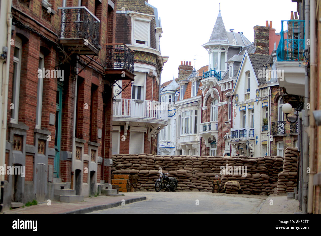 The filmset of war movie 'Dunkirk' on the exact spot where, 76 years ...