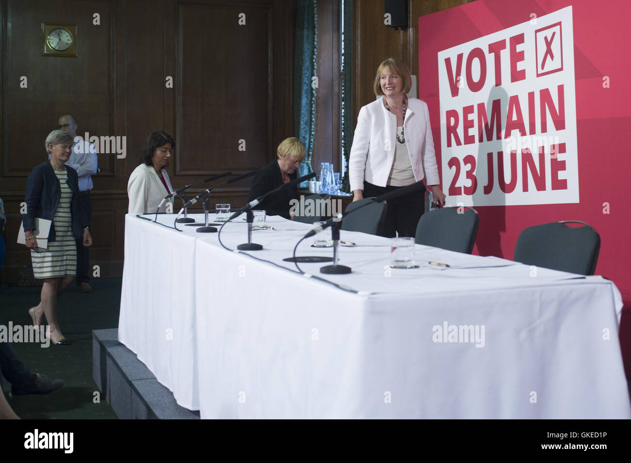 Labour female leaders make speeches at a conference to make a case for ...
