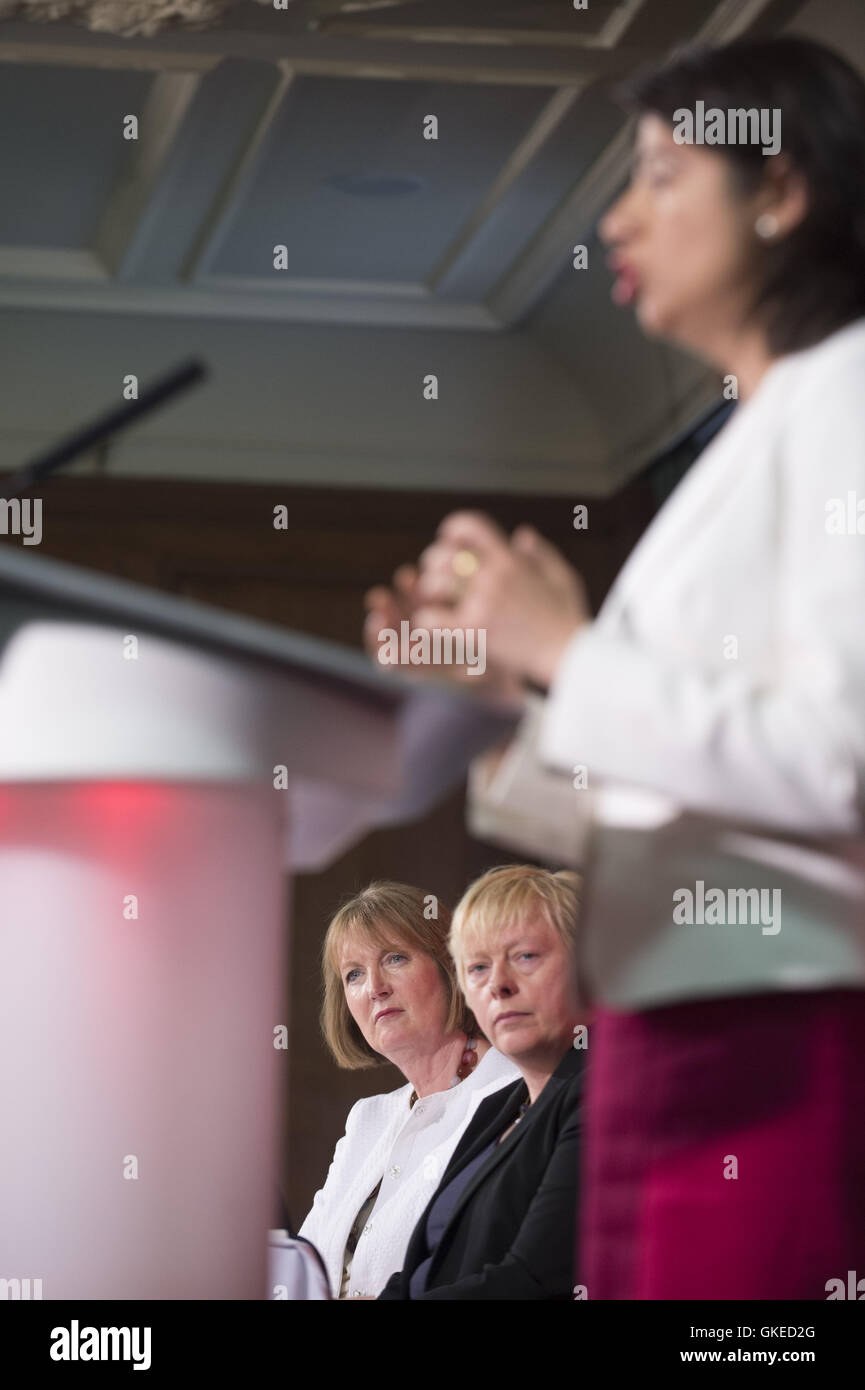 Labour female leaders make speeches at a conference to make a case for ...