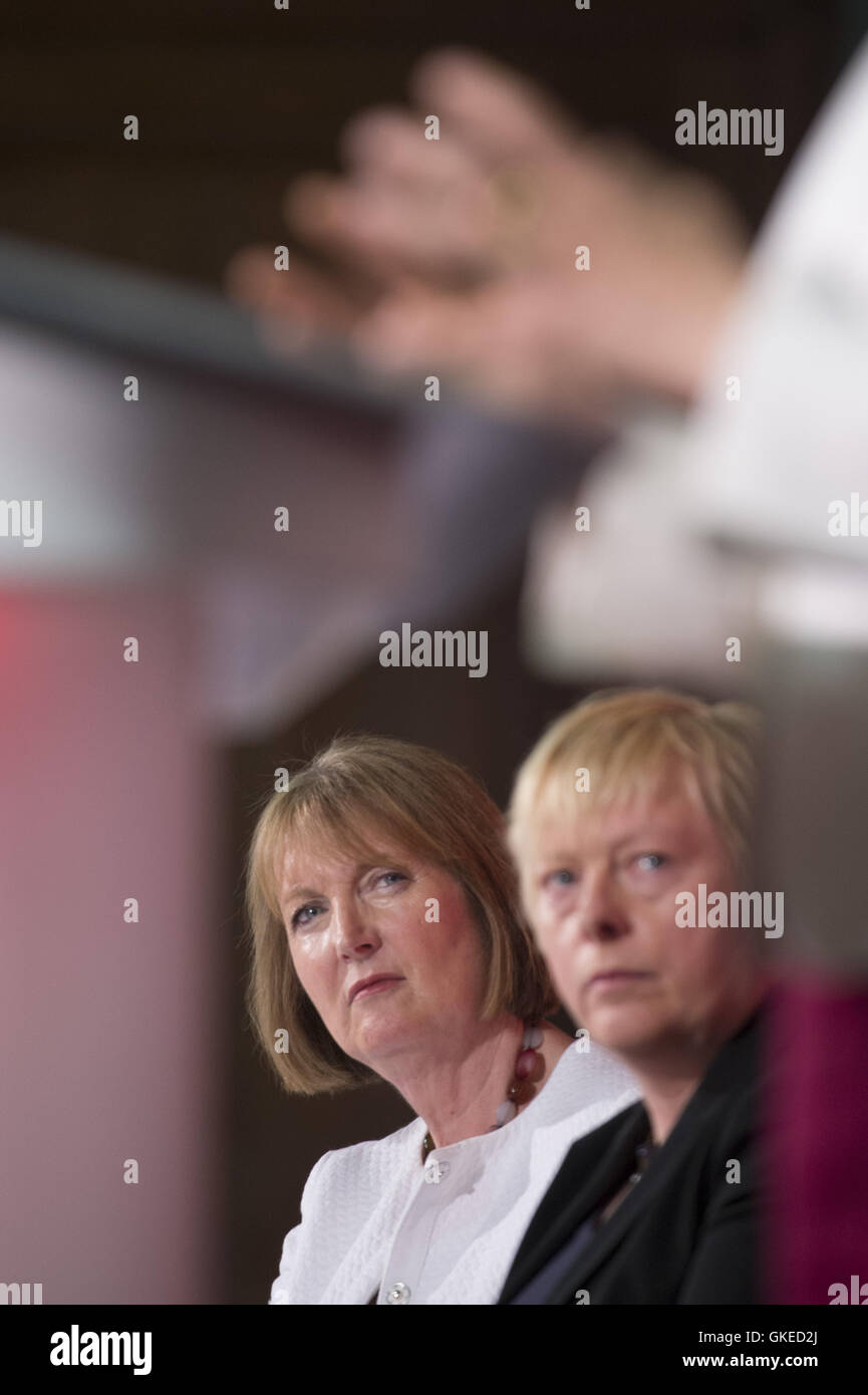 Labour female leaders make speeches at a conference to make a case for ...