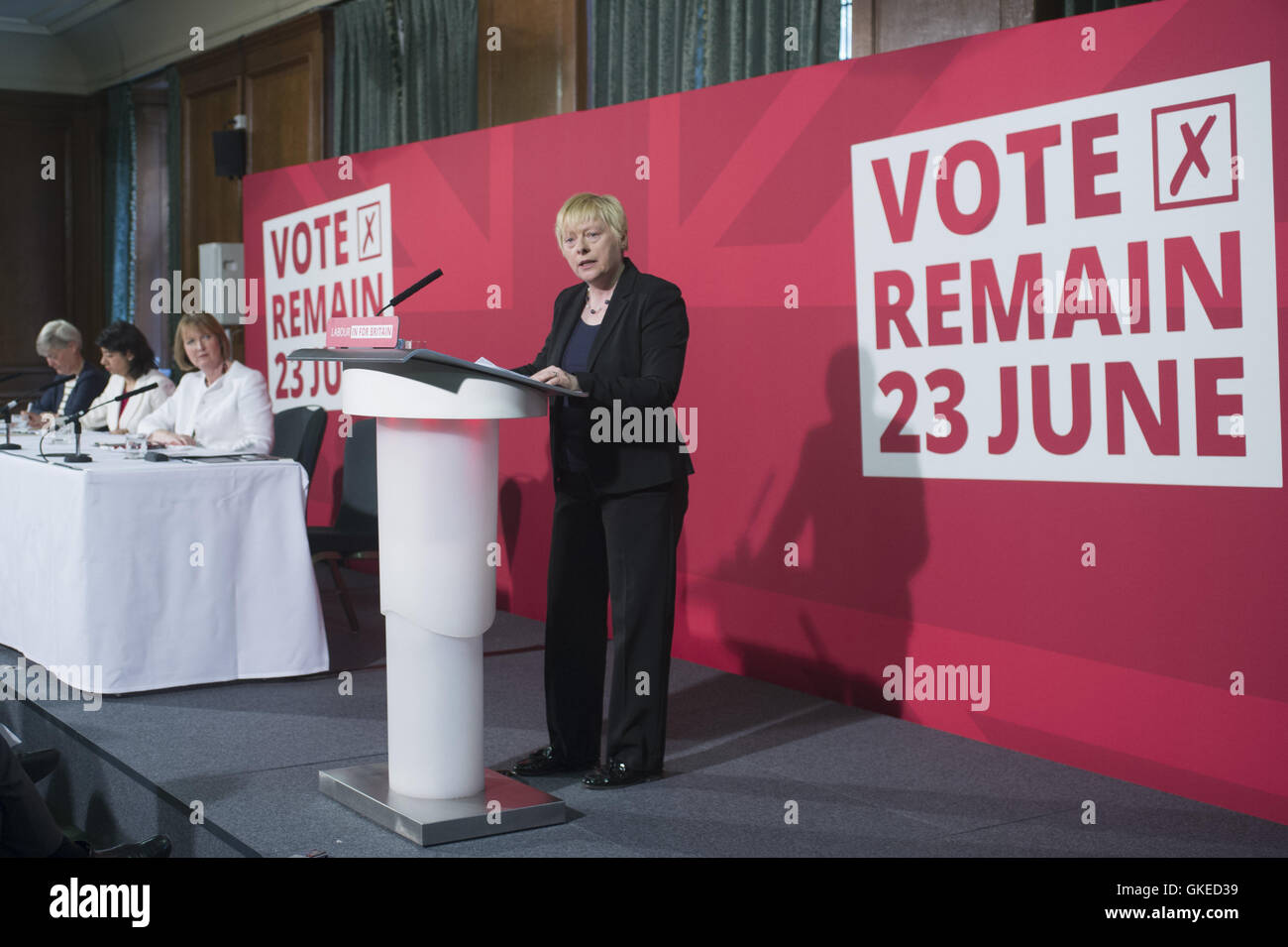 Labour female leaders make speeches at a conference to make a case for ...