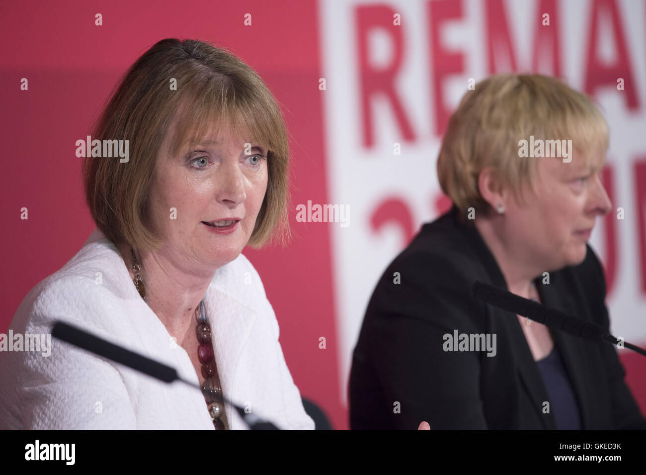 Labour female leaders make speeches at a conference to make a case for ...