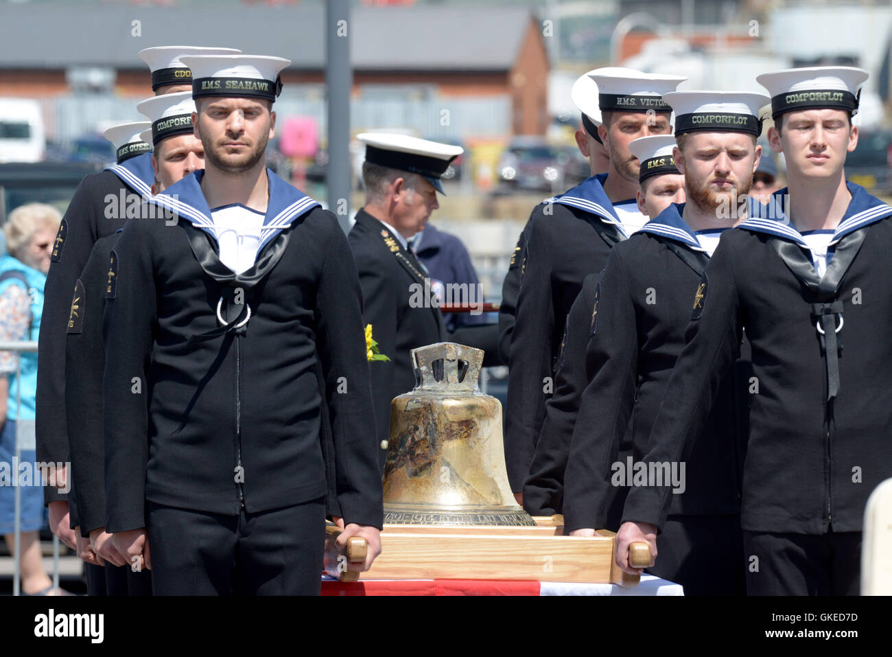 Hms hood portsmouth historic dockyard hi-res stock photography and ...