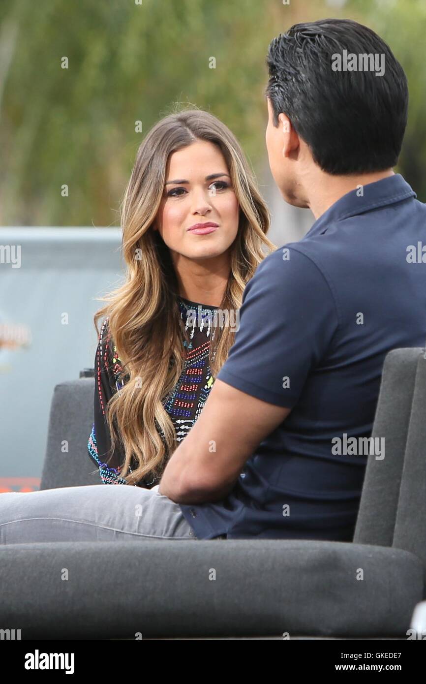 Jo Jo Fletcher the new bachelorette seen at Universal studios where she ...