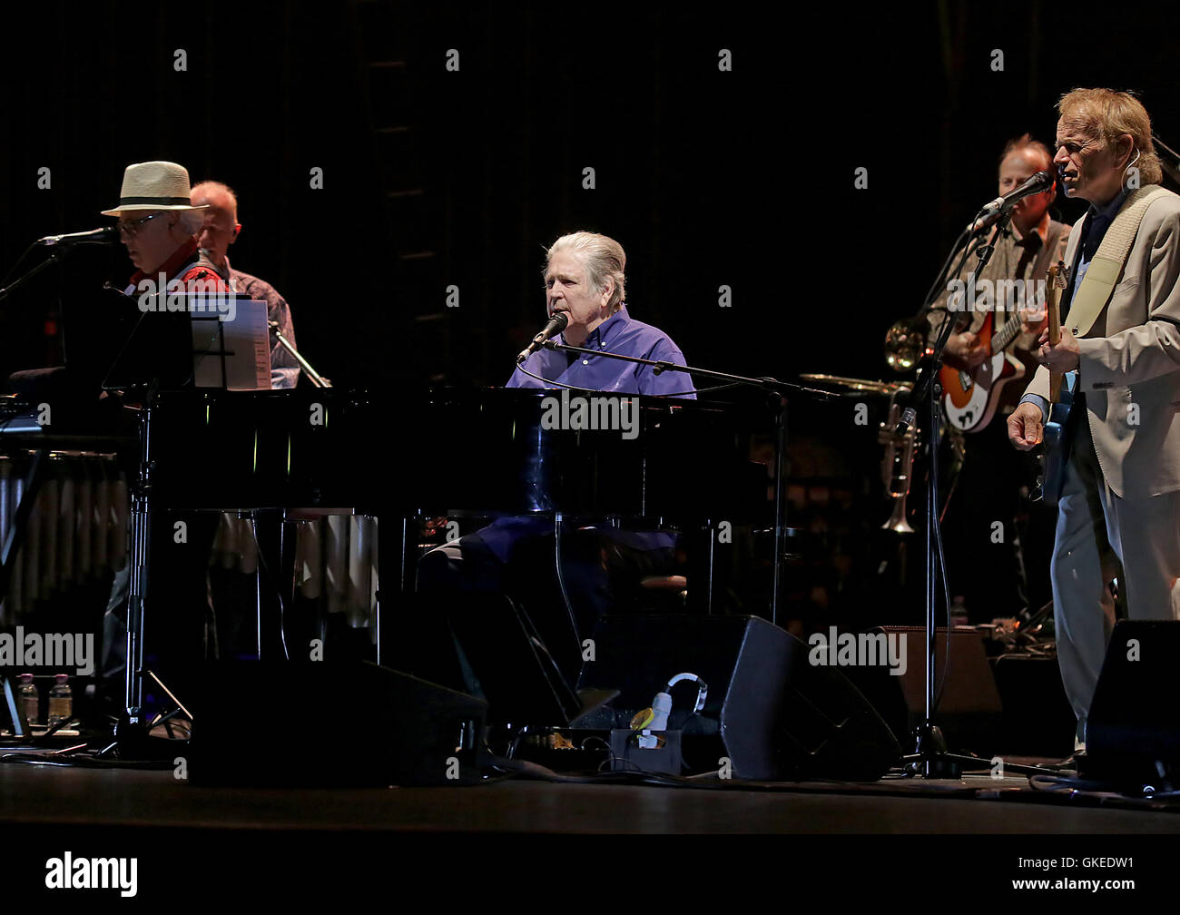 Brian Wilson performing on his Pet Sounds 50th Anniversary Tour at ...