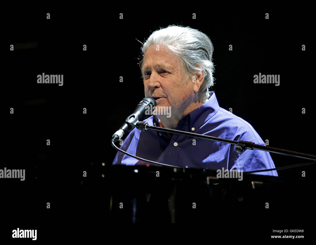 Brian Wilson performing on his Pet Sounds 50th Anniversary Tour at ...