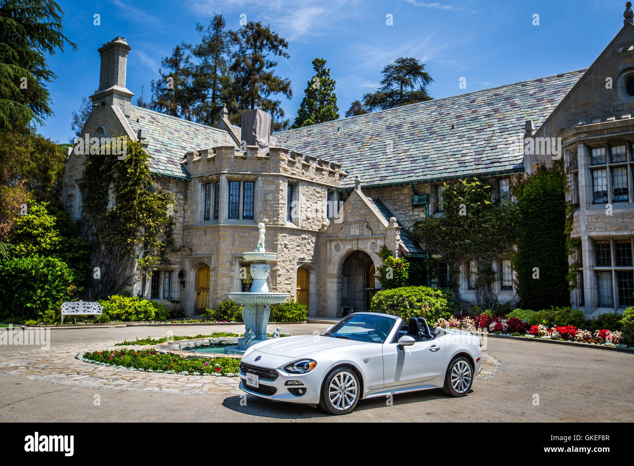 The Playboy Mansion is the home of Playboy magazine founder Hugh Hefner ...