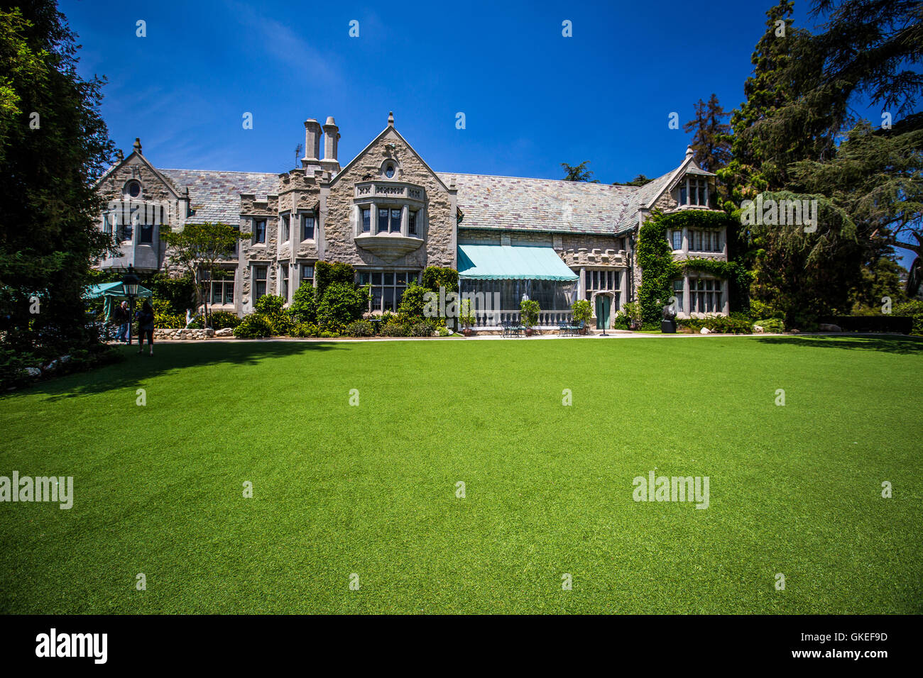 The Playboy Mansion is the home of Playboy magazine founder Hugh Hefner ...