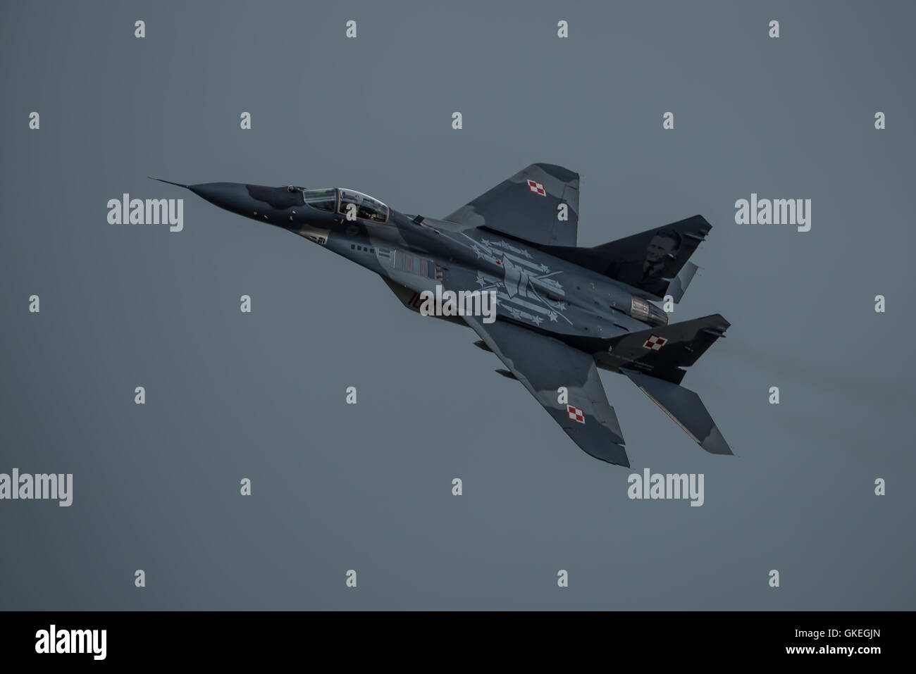 Polish Air Force MIG-29 Stock Photo - Alamy