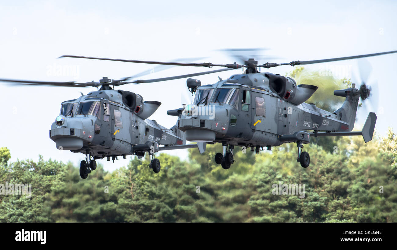 Lynx Wildcat Helicopter Stock Photo - Alamy