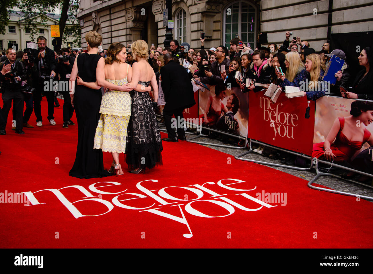 Me Before You' U.K. Premiere - Arrivals Featuring: Emilia Clarke, Thea ...