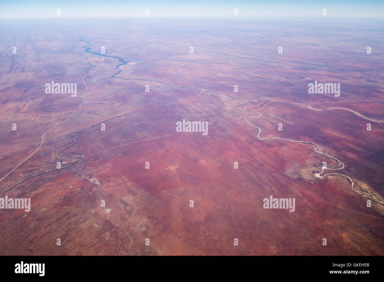 Aerial view of Namibia from airplane Stock Photo - Alamy