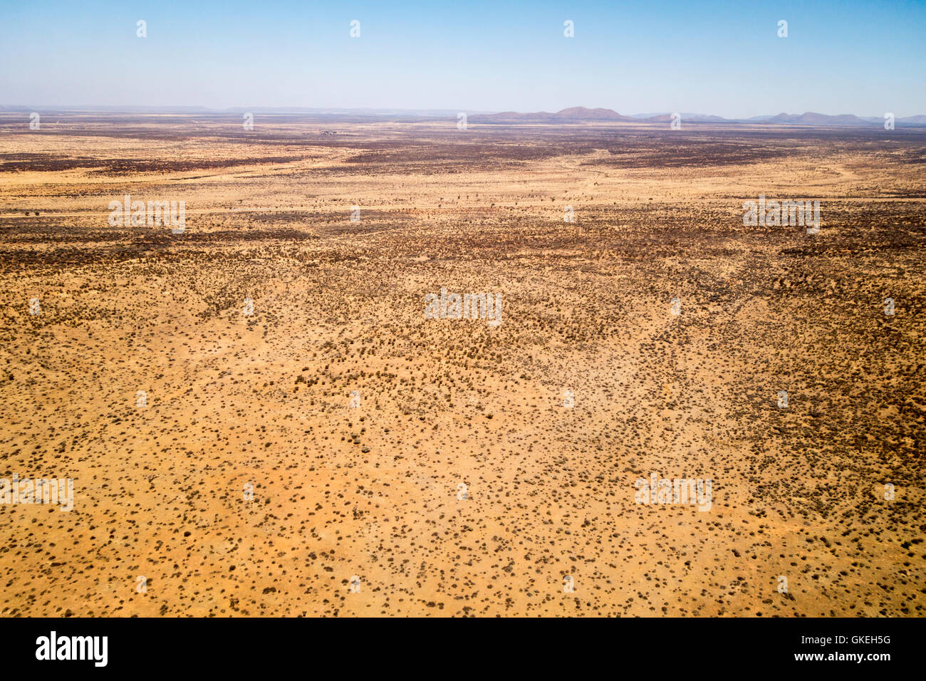 Aerial view of Namibia from airplane Stock Photo - Alamy