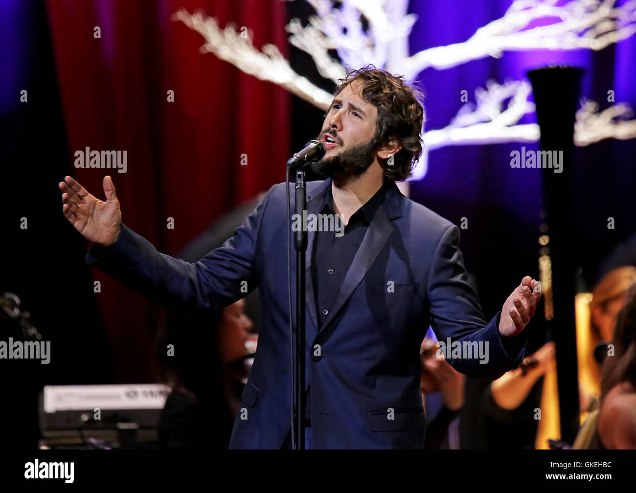 Josh Groban performing at Manchester Bridgewater Hall Featuring: Josh ...