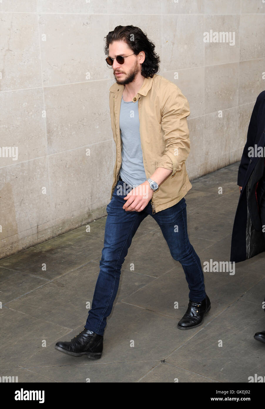 Kit Harington at the BBC Radio 1 studios Featuring: Kit Harington Where ...