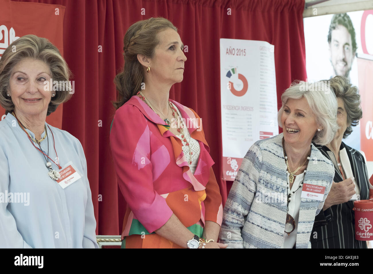 Princess Elena of Spain attends 'Dia de la Caridad' in Madrid Featuring ...