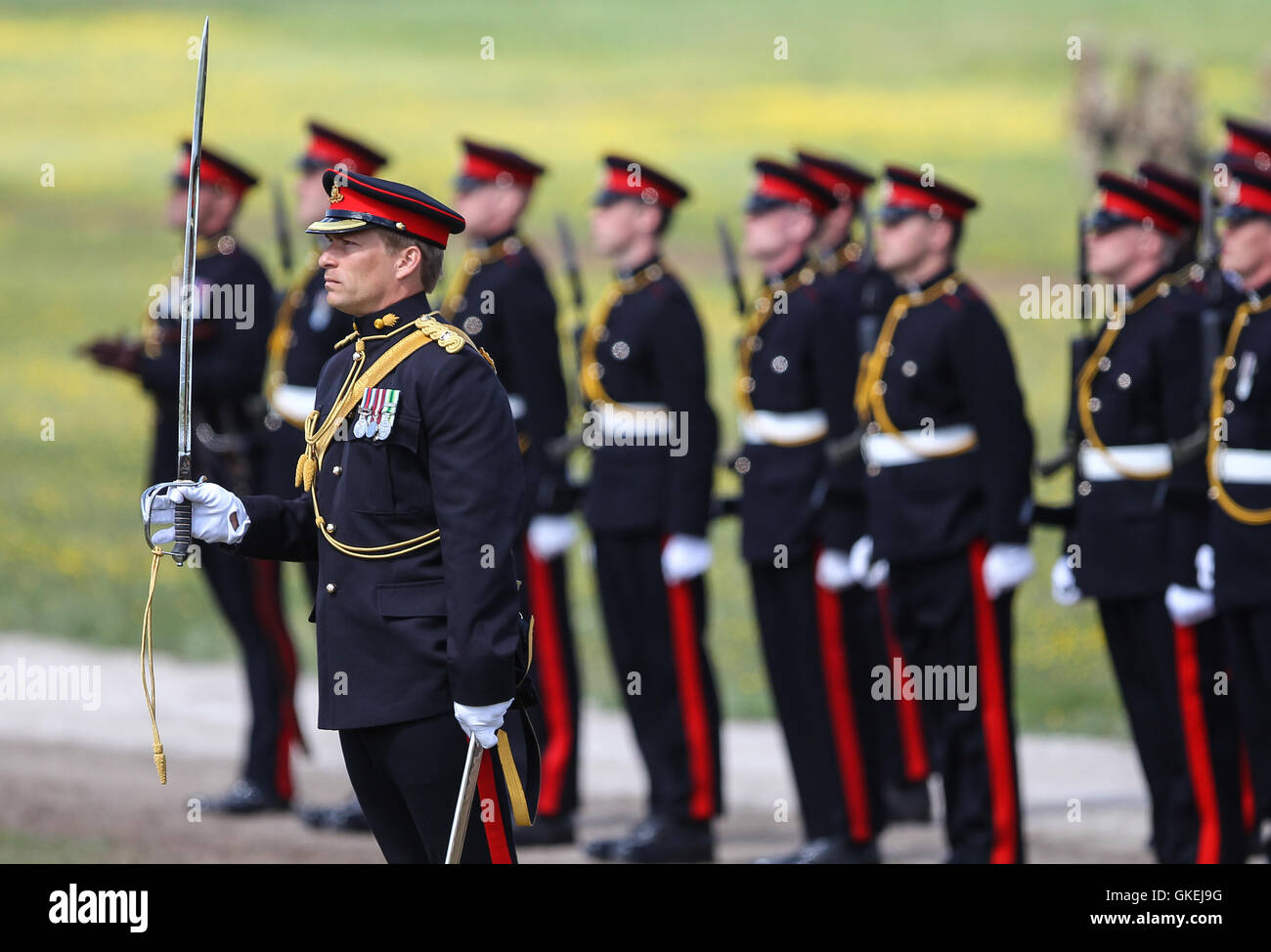 Her Majesty The Queen, Captain-eneral of The Royal Regiment of ...