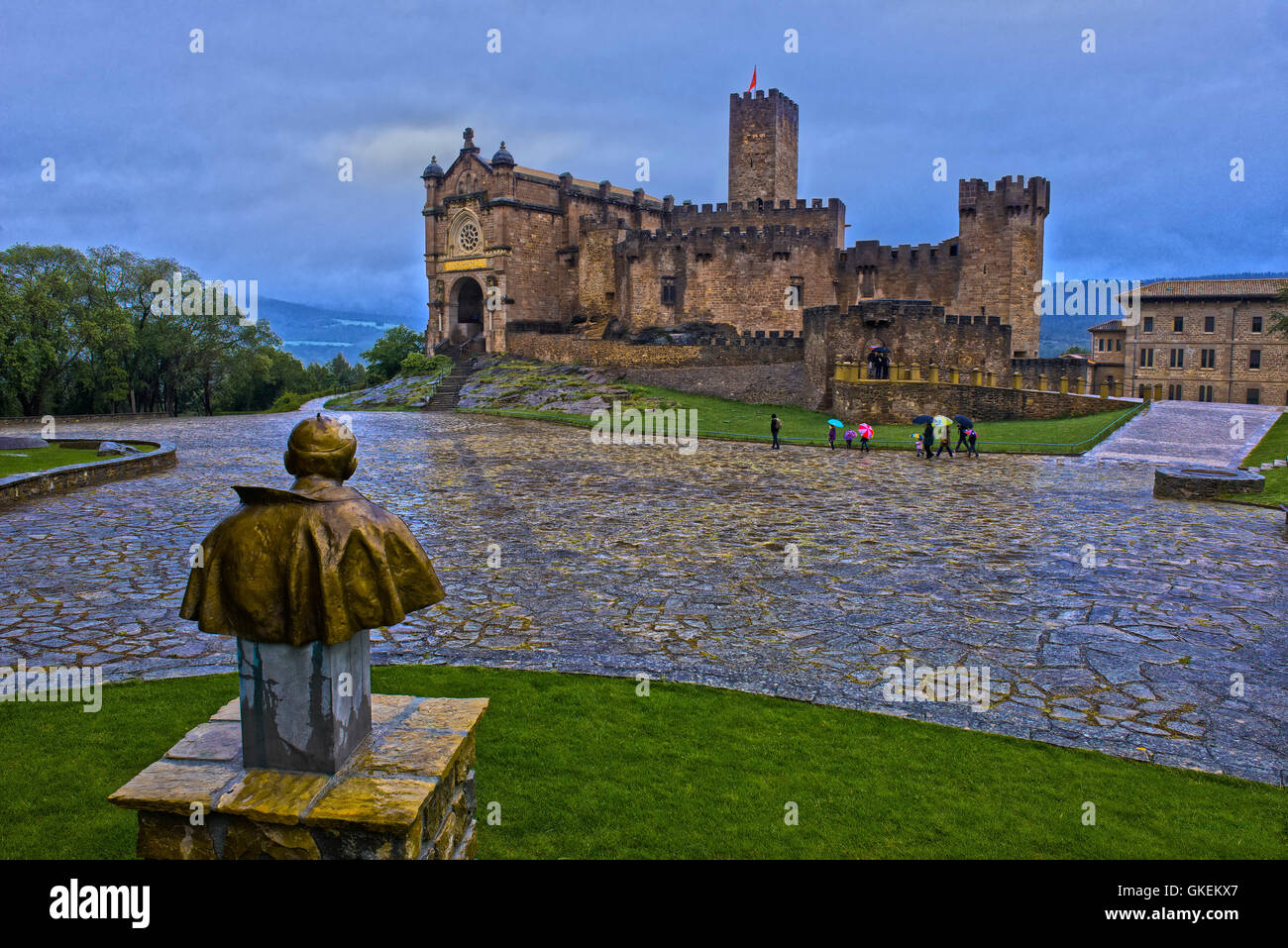 Castillo de javier castle javier hi-res stock photography and images ...