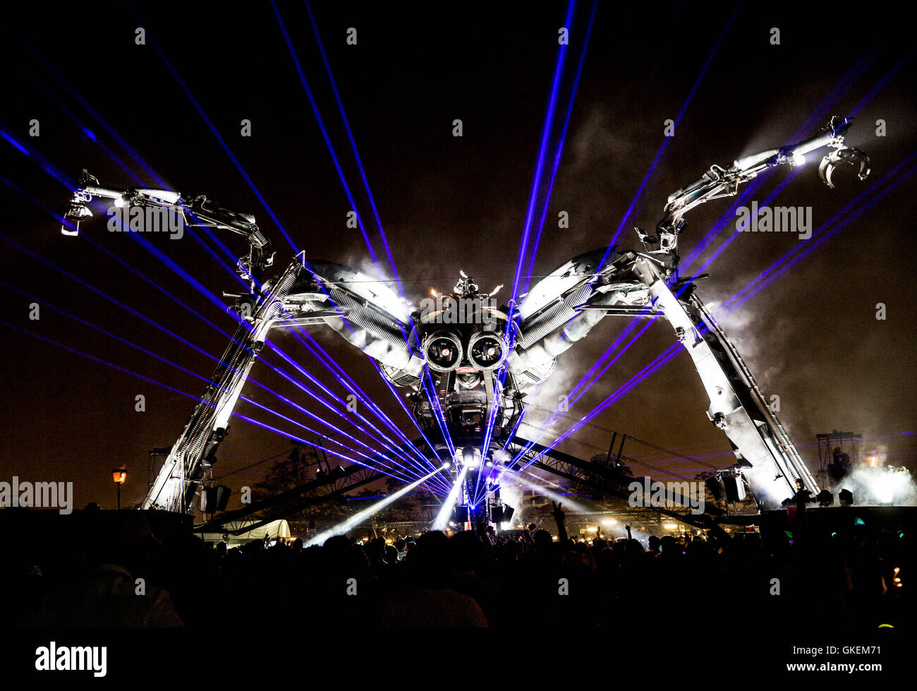 Archive images of Arcadia at various festivals around the globe ...