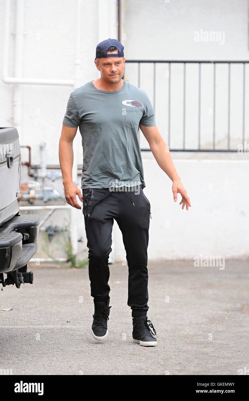 Josh Duhamel spotted out with his son Axl Jack Duhamel in Brentwood ...