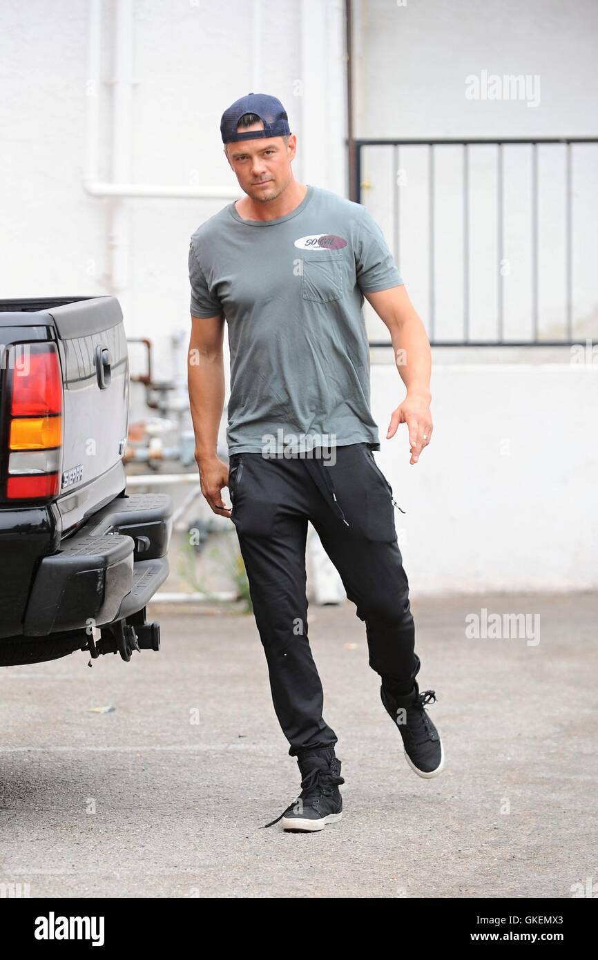 Josh Duhamel spotted out with his son Axl Jack Duhamel in Brentwood ...