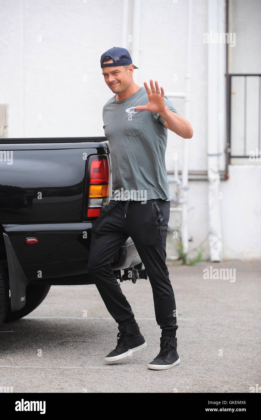 Josh Duhamel spotted out with his son Axl Jack Duhamel in Brentwood ...