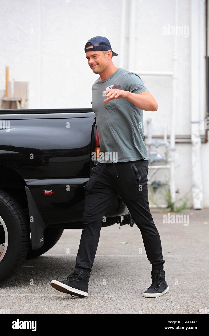 Josh Duhamel spotted out with his son Axl Jack Duhamel in Brentwood ...
