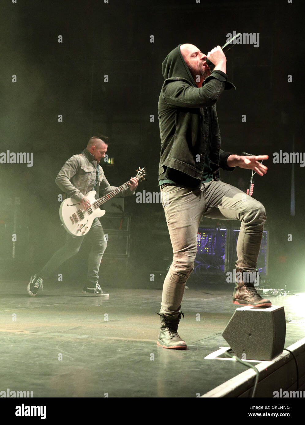 American rock band Daughtry, fronted by former 'American Idol' runner ...