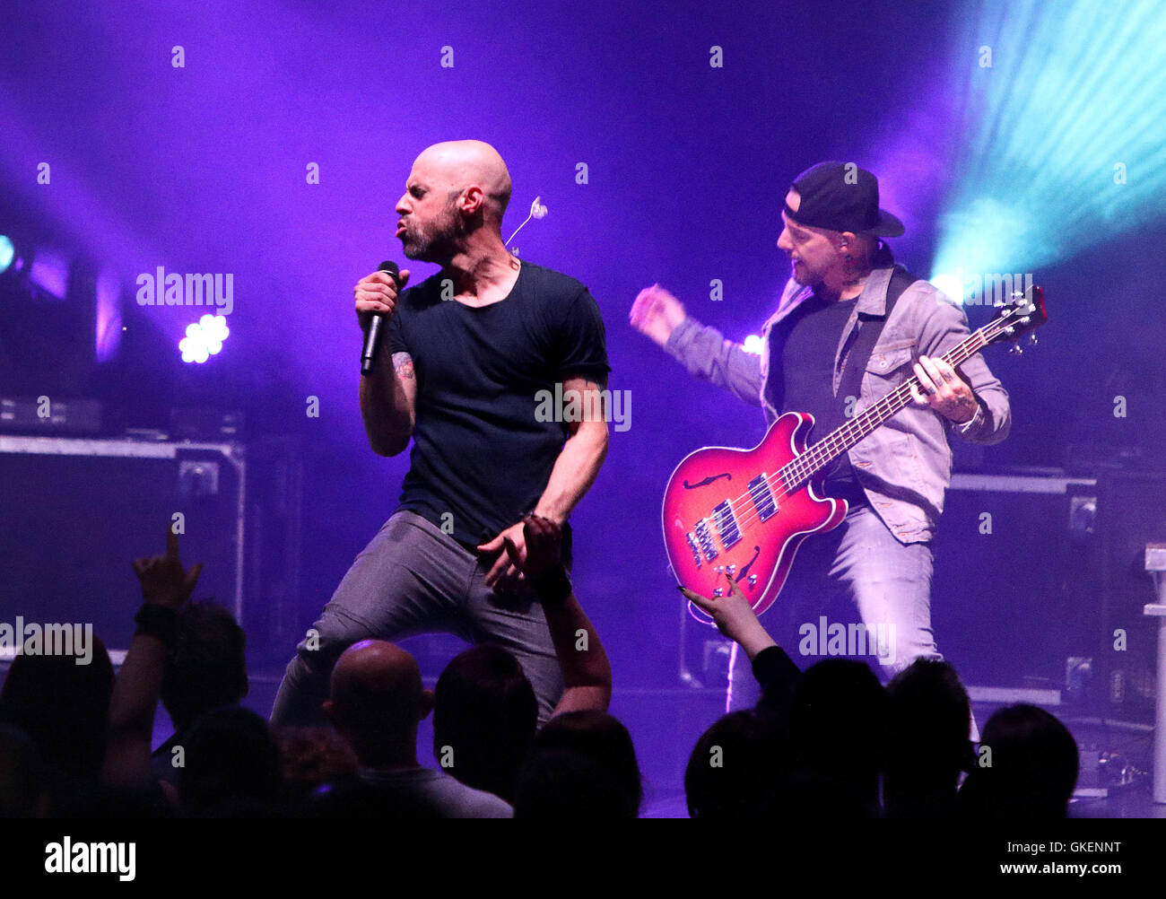 American rock band Daughtry, fronted by former 'American Idol' runner ...
