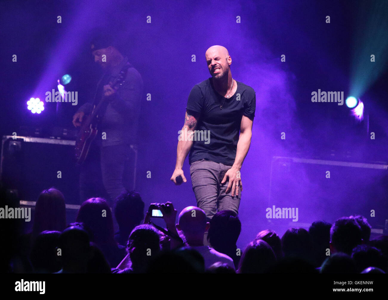 American rock band Daughtry, fronted by former 'American Idol' runner ...