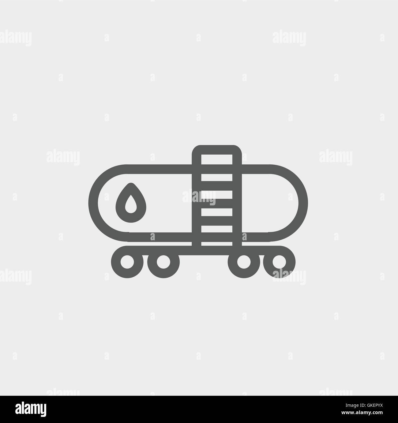 Railroad water tank Stock Vector Images - Alamy
