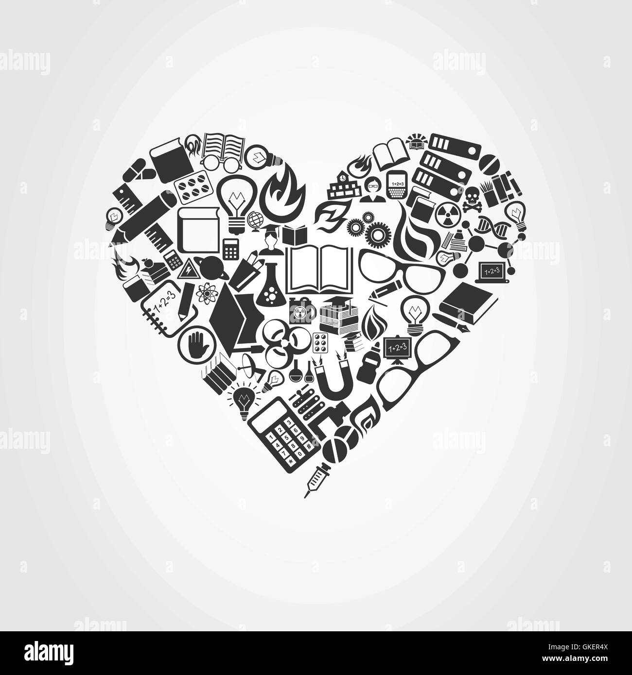 Sign paper plane heart vector hi-res stock photography and images - Alamy