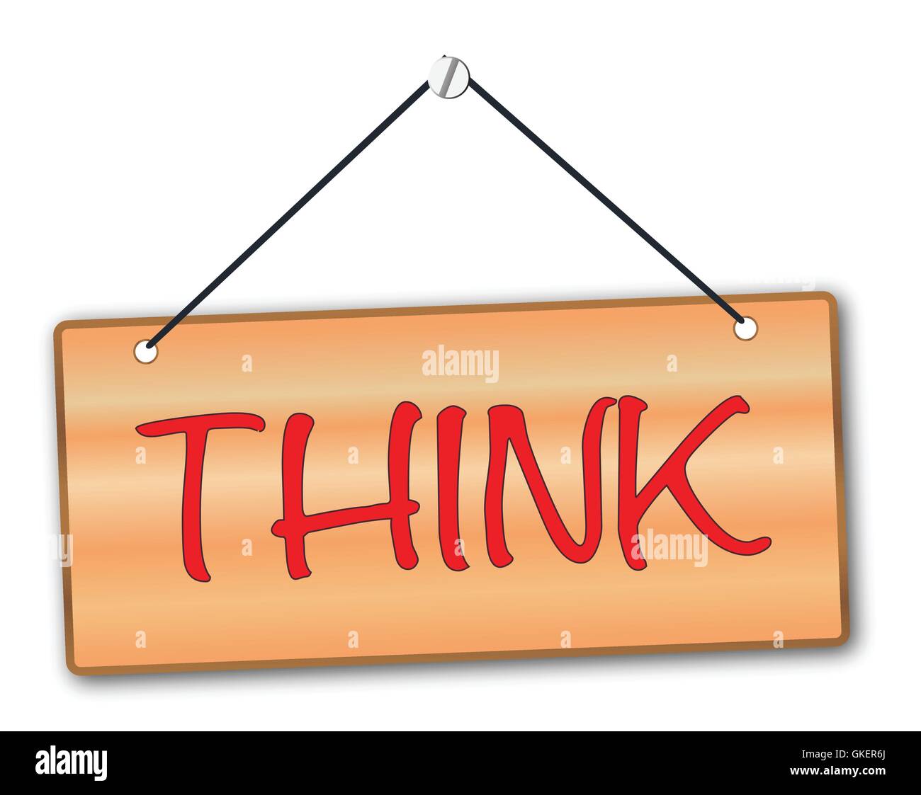 Think sign hi-res stock photography and images - Alamy
